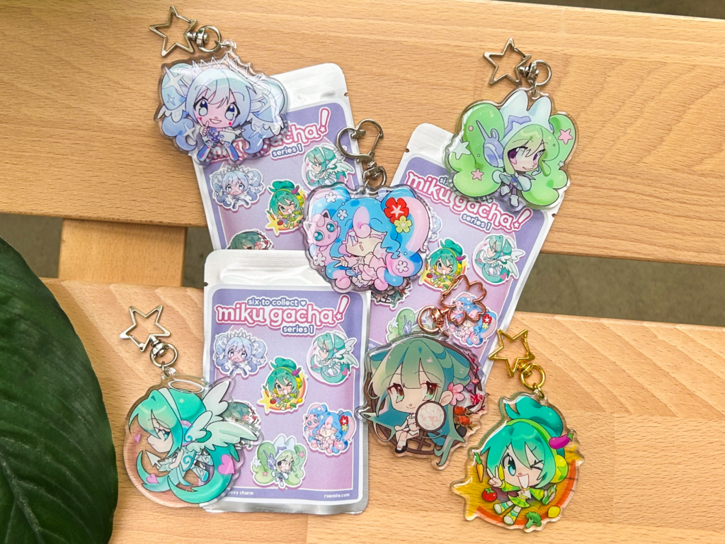 Miku Gacha Charms by Raemiie - in.cube8r