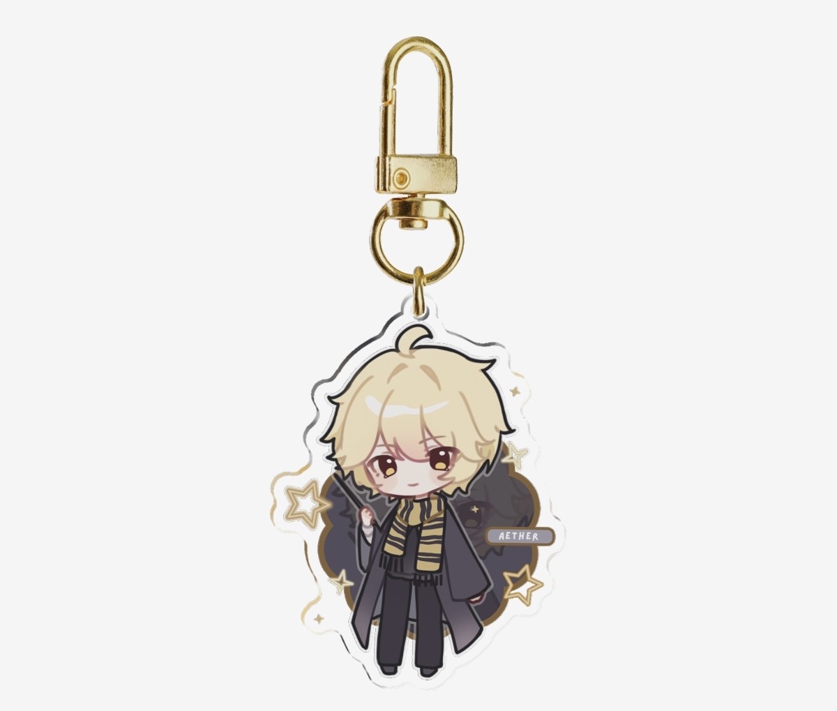 Genshin X Harry potter Aether keychain@yukomeow_ - in.cube8r