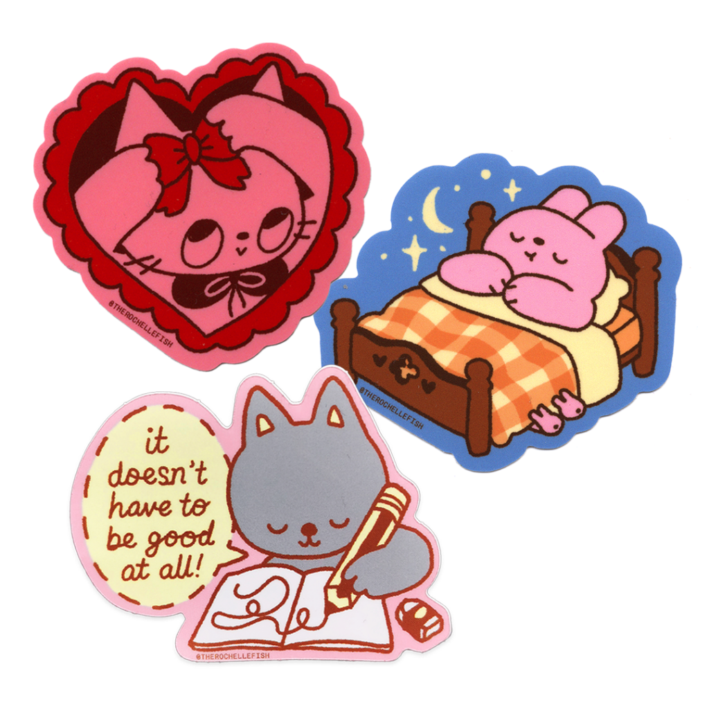 ‘Precious Pinkies’ 🎀 Sticker Pack by therochellefish - in.cube8r