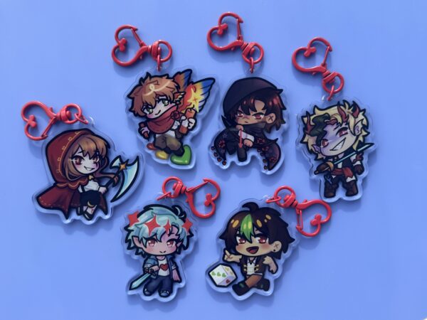 Minecraft SMP ‘Life Series’ Winners Acrylic Charms by Aikari Art - in ...