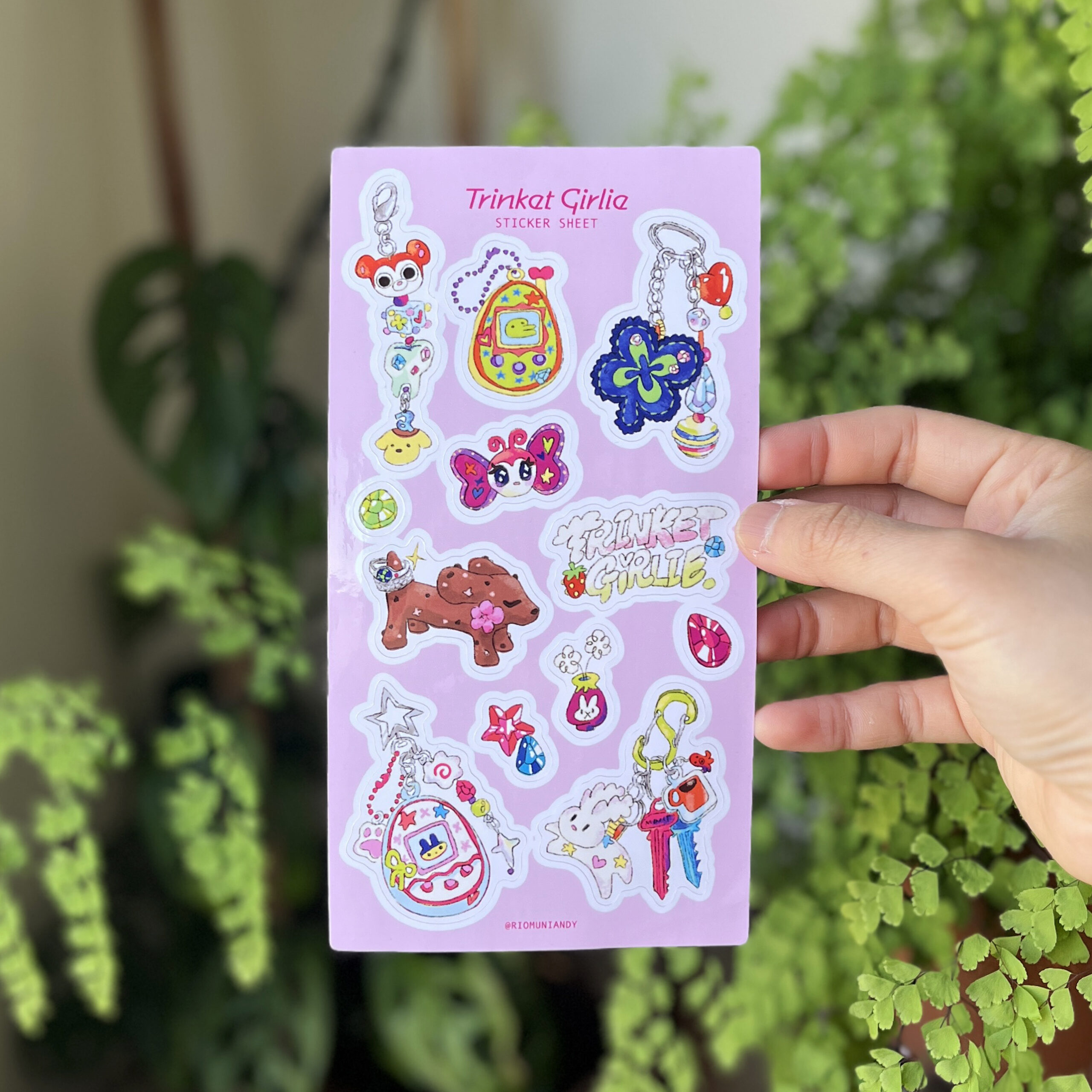 Trinket Girlies Sticker Sheet by RIO - in.cube8r