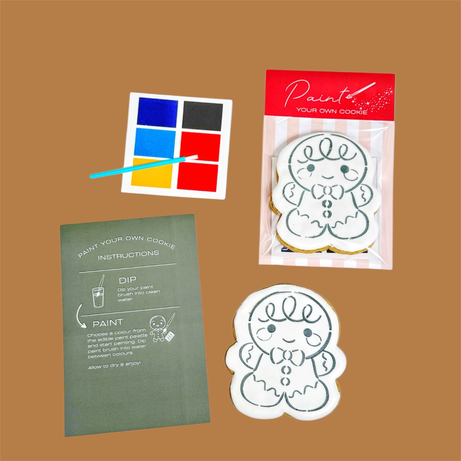 PYO Gingerbread Man Cookie by Deb Lieu Bakes - in.cube8r