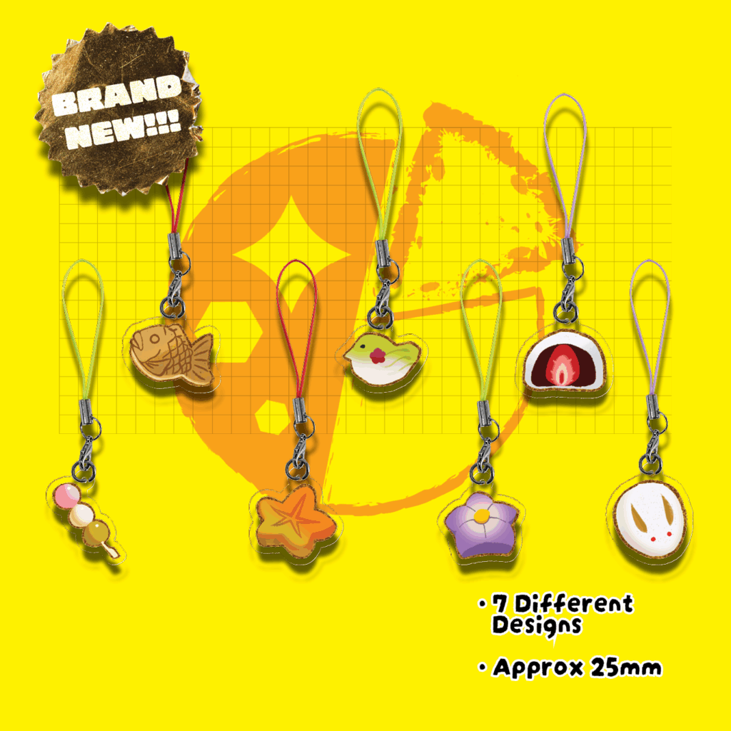 Wagashi Phone Charms - By Currycheesecake - in.cube8r