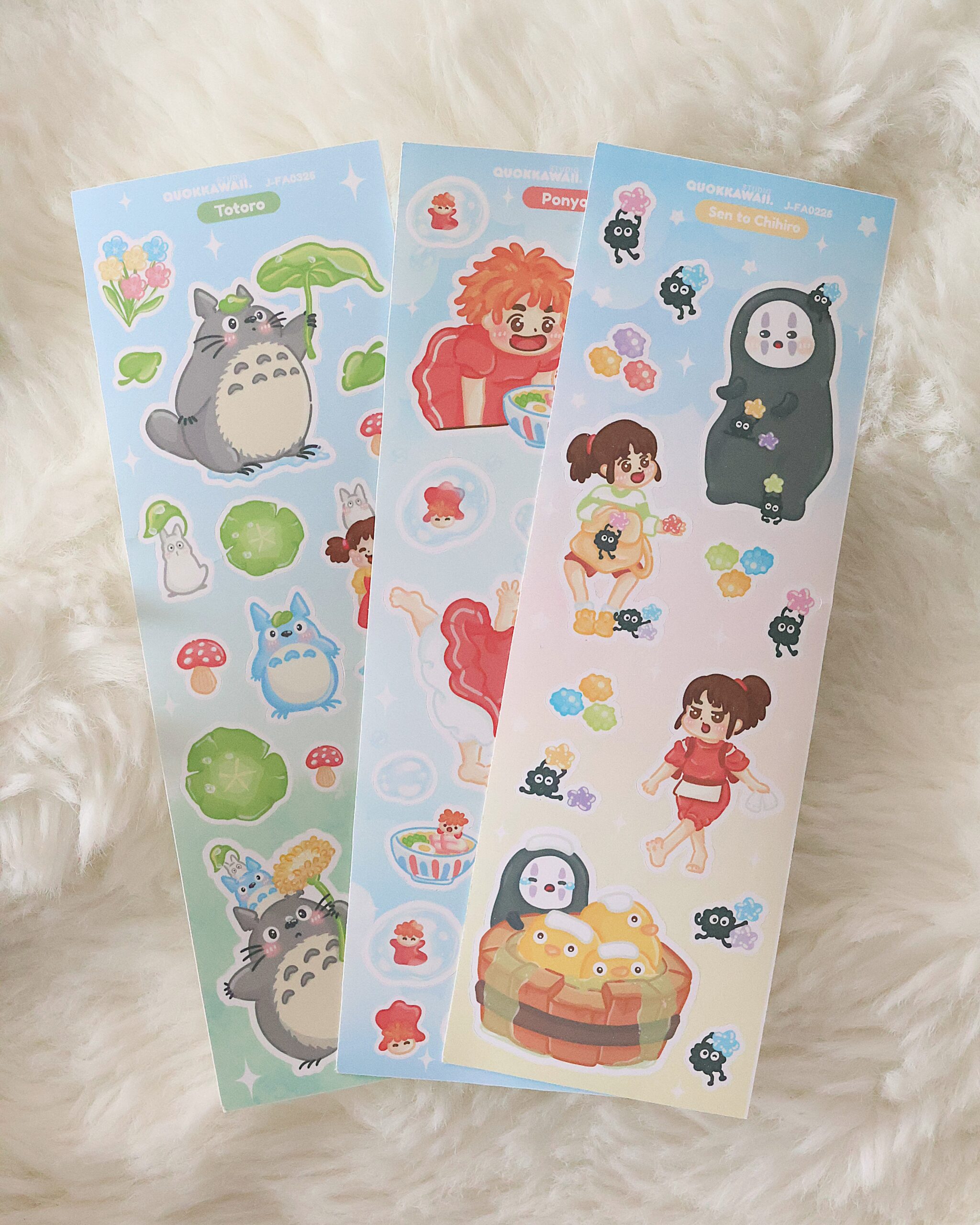 Studio Ghibli Sticker Sheets by Quokkawaii.Studio | in.cube8r