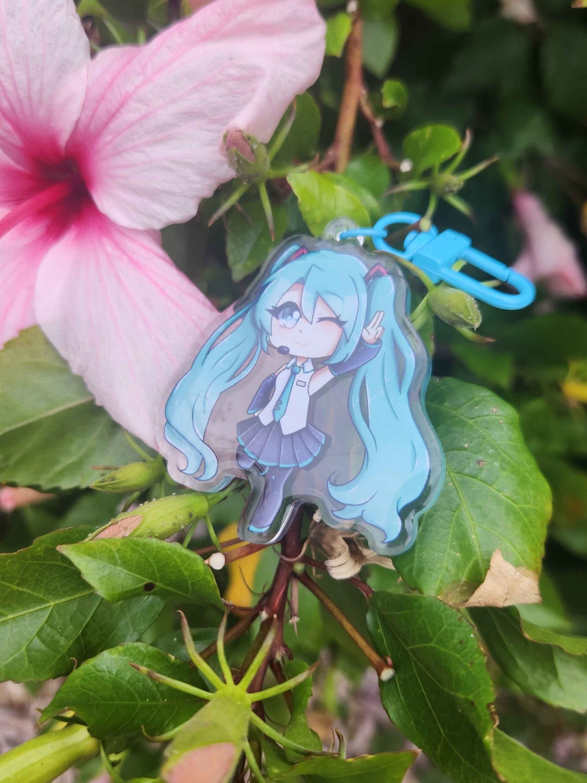 Hatsune Miku Keychain by SkywardAlive | in.cube8r
